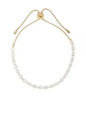 SWAROVSKI Matrix Round-cut Crystal Bracelet - Gold