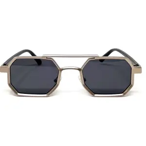 YOUZEY Octagon Sunglasses - Black