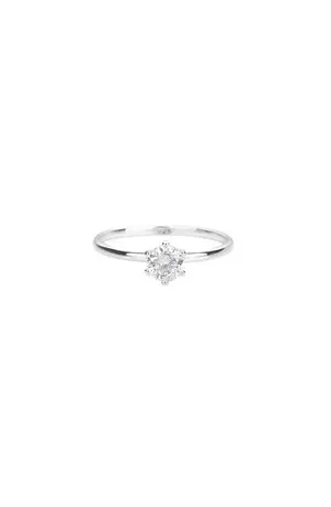 BEARFRUIT JEWELRY 18k Plated Izzie Ring - Silver