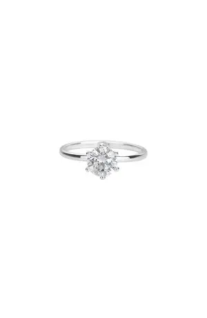BEARFRUIT JEWELRY Sterling Sage Ring With Cubic Zirconia - Silver