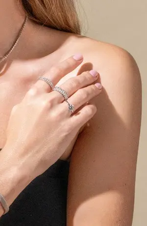 BEARFRUIT JEWELRY Sterling Ring With Cubic Zirconia