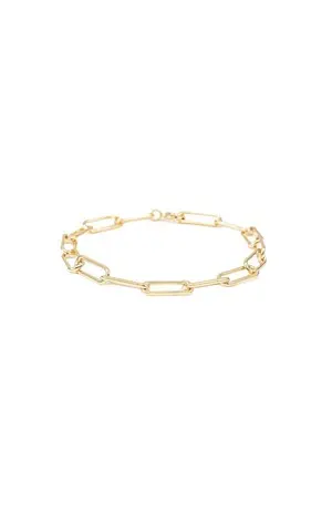BEARFRUIT JEWELRY 18k Plated Amelia Chain Bracelet - Gold