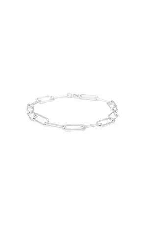 BEARFRUIT JEWELRY 18k Plated Amelia Chain Bracelet - Silver