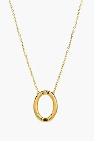 BEARFRUIT JEWELRY Brynn Circle Necklace - Gold