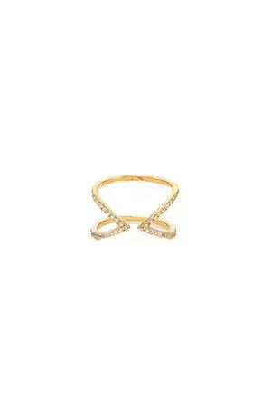 BEARFRUIT JEWELRY 14k Plated Claire Ring - Gold