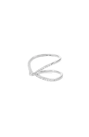 BEARFRUIT JEWELRY 14k Plated Claire Ring - Silver