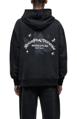 GOOD FOR NOTHING Liberty Washed Zip Hoodie