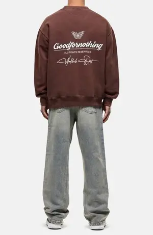 GOOD FOR NOTHING Washed Cult Sweatshirt