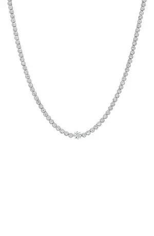 BEARFRUIT JEWELRY Celeste Tennis Necklace - Silver
