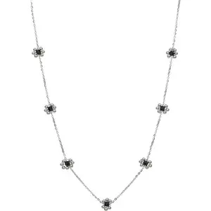 BEARFRUIT JEWELRY Flower Pendant Necklace - Silver