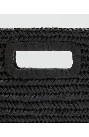 Mango Natural Fiber Clutch