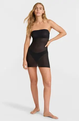 Commando Featherlight Strapless Shaper Slip - Black