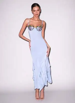 FLEUR DU MAL Eden Gown - Cloud