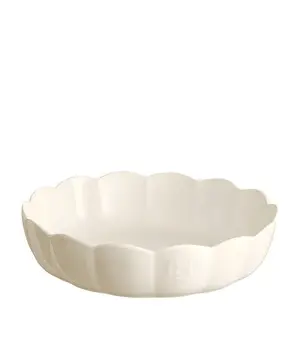 EMILE HENRY Ceramic Madeleine Round Baking Dish - Neutral