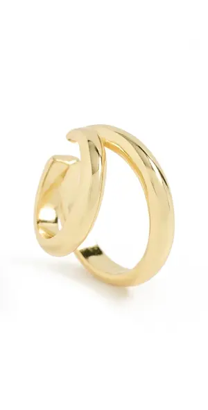 Shashi Tsuki Hoop Cuff - Gold