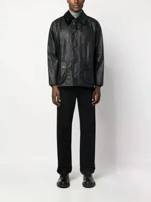 Barbour Bedale Waxed Cotton Jacket - Blue
