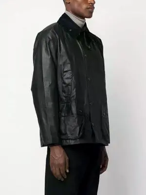 Barbour Bedale Waxed Cotton Jacket - Blue