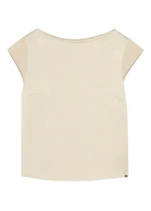 Herno Crepe De Chine Top - Cream