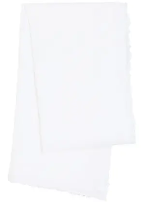 TOTEME Crinkled Cotton Scarf - White