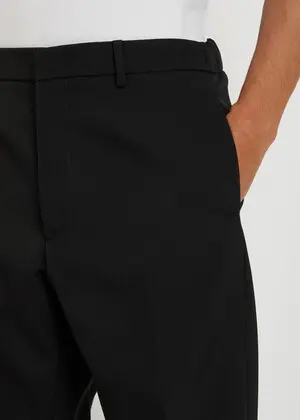JIL SANDER Sharp Garbardine Wool Trousers