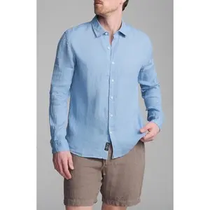 MAVI Regular Fit Linen Button-up Shirt