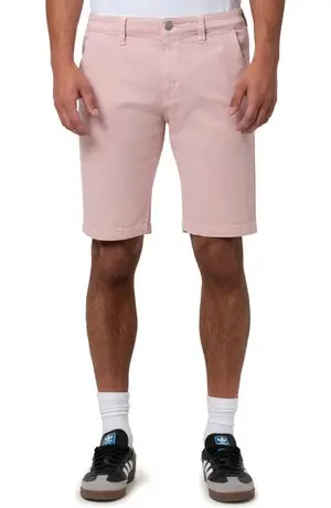 MAVI Noah Stretch Twill Flat Front Shorts - Flamingo Casual Twill
