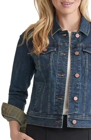 Jones New York Denim Trucker Jacket