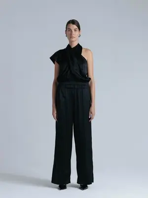 ALAS Danielle Silk Blouse - Black