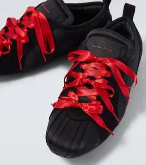 Simone Rocha Ballerina Grip Satin Sneakers