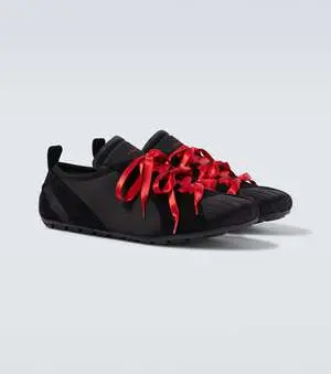 Simone Rocha Ballerina Grip Satin Sneakers