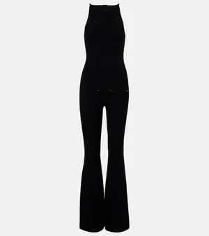 COURREGES Courrèges Logo Jumpsuit - Black