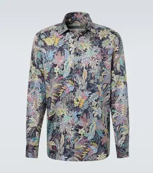 Etro Paisley Cotton Poplin Shirt - Multicoloured