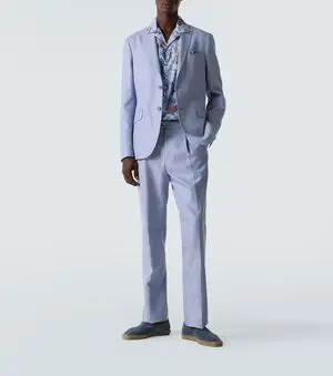 Etro Printed Cotton Poplin Bowling Shirt - Multicoloured