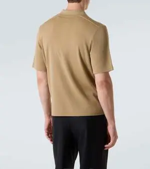 Burberry Wool Polo Shirt - Beige