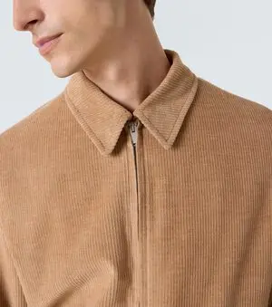 LARDINI Cotton And Alpaca Wool Corduroy Jacket