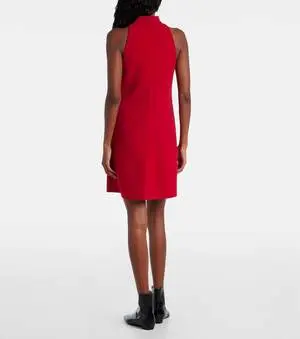 COURREGES Courrèges Heritage Halterneck Crêpe Minidress - Red