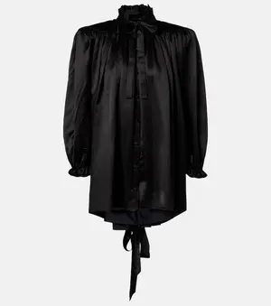 Balenciaga Tie Neck Blouses