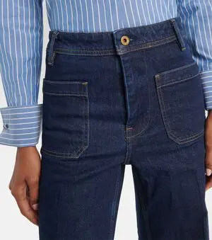 Polo Ralph Lauren High-rise Wide-leg Jeans - Blue