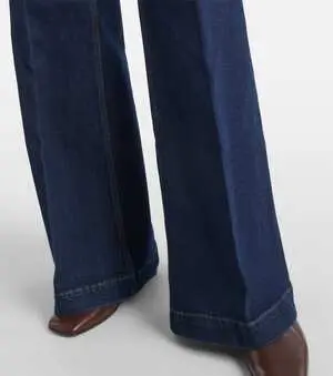 Polo Ralph Lauren High-rise Wide-leg Jeans - Blue