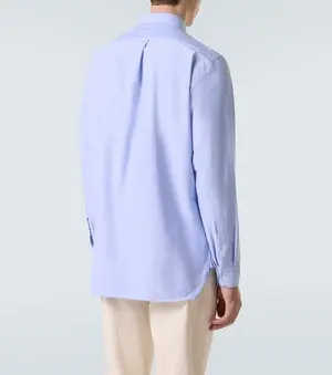LARDINI Cotton Shirt - Blue