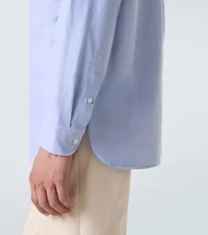 LARDINI Cotton Shirt - Blue