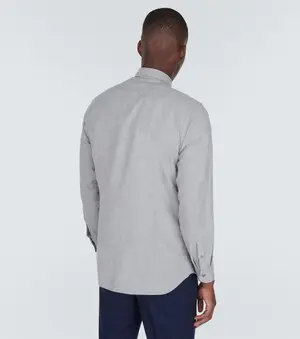 LARDINI Cotton Shirt - Grey