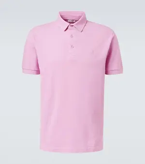 Etro Cotton Piqué Polo Shirt - Pink