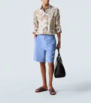 Etro Paisley Cotton Poplin Shirt - Multicoloured