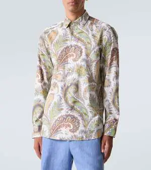 Etro Paisley Cotton Poplin Shirt - Multicoloured
