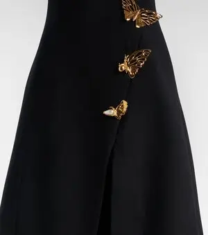 Oscar De La Renta Embellished Cocktail Dress