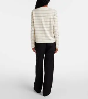 LESET Margo Striped Cotton Jersey T-shirt