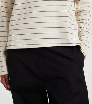 LESET Margo Striped Cotton Jersey T-shirt