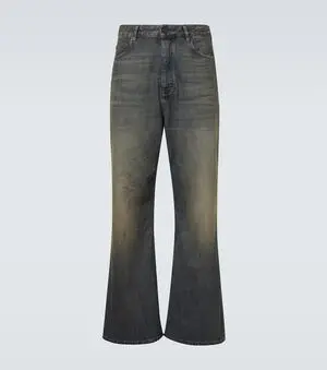 Balenciaga Wide Leg Jeans For Men