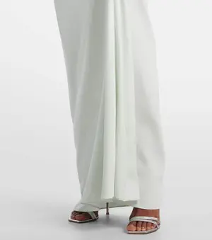 Christopher Esber Fusion Ruched Gown - Green